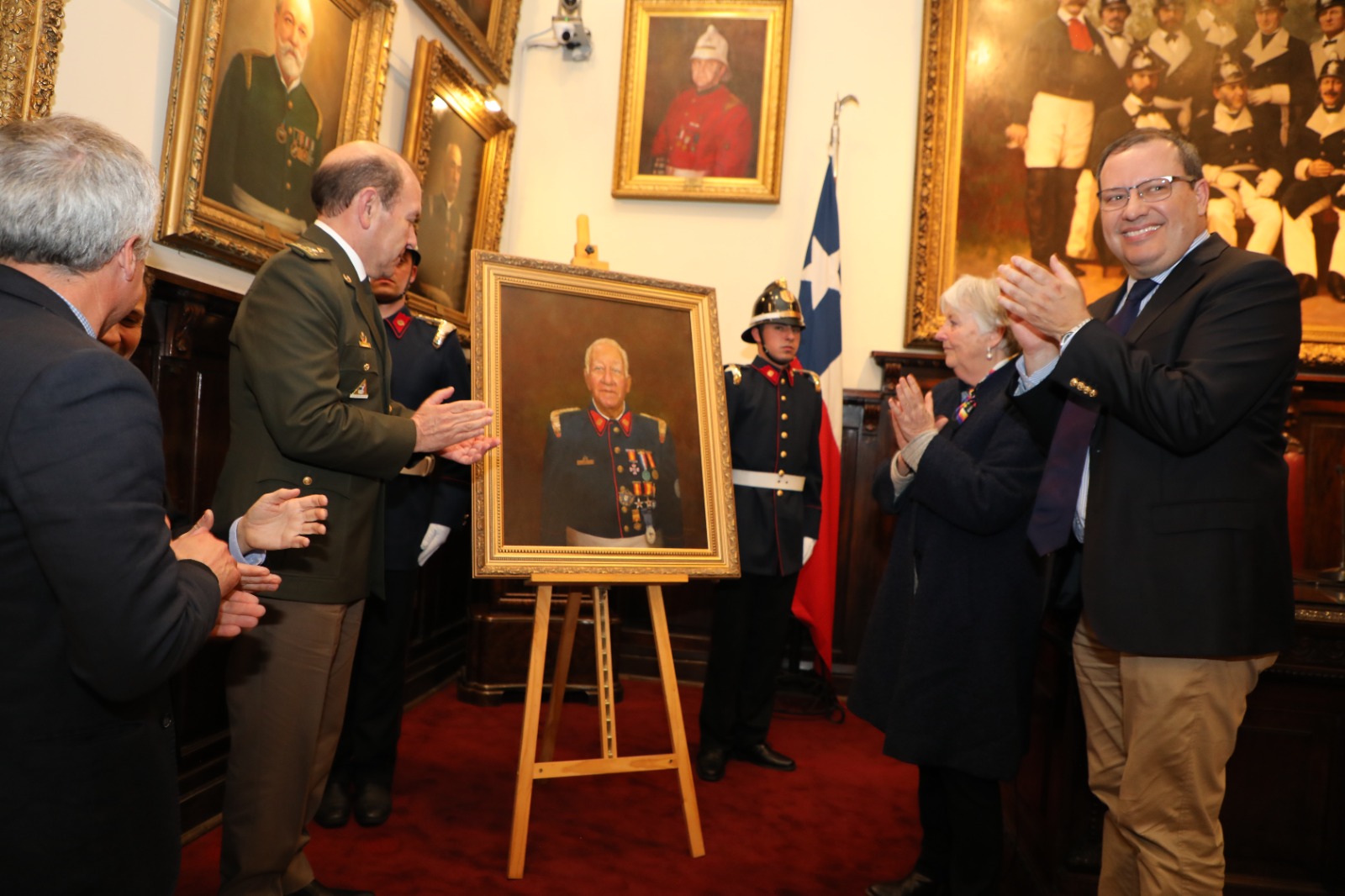 Descubrimiento del retrato al óleo del Director Honorario José Matute ...