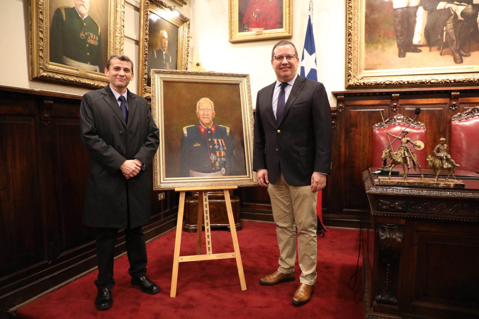 Descubrimiento del retrato al óleo del Director Honorario José Matute ...
